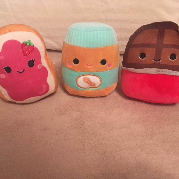 Squishmallows | Toys | 5 Food Squishmallows New Set Of 3 | Poshmark
